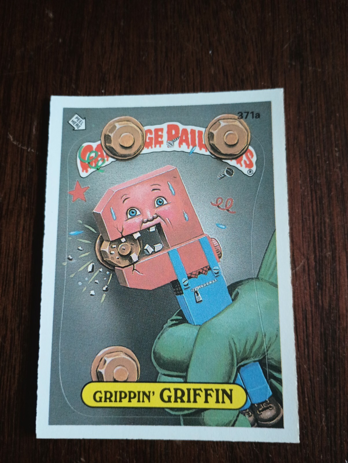 1987 Topps Garbage Pail Kids (9th Series) #371a Grippin Griffin (MINT ...