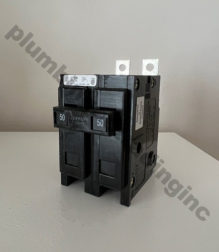 EATON BAB2050 CUTLER HAMMER DOUBLE 50AMP 240V BOLT ON CIRCUIT BREAKER ...