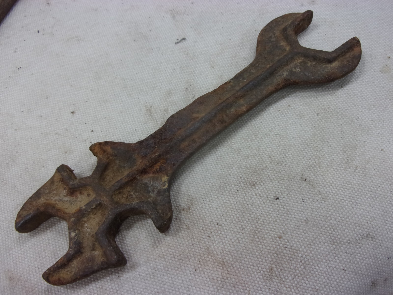 Lot of 3 Old Farm Implement Plow Wrenches Multi Tool Antique Vtg Square ...