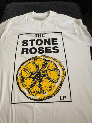 Vtg The Stone Roses Band For Fans Short Sleeve Cotton S-5XL White Shirt ...