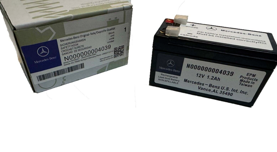 Auxiliary Battery For Mercedes C216 CL550 CL600 CL63 AMG 12V 2007-2013 ...