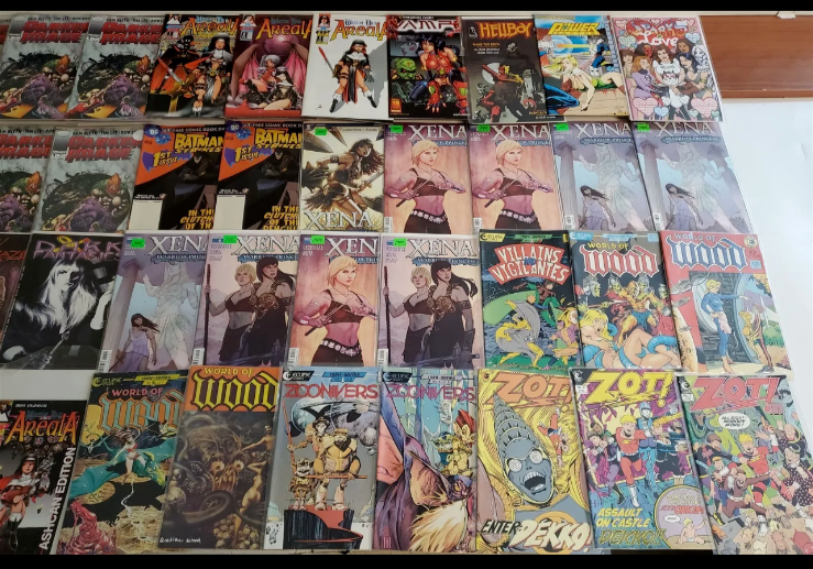 Huge Lot Of Comics - Storage Unit Find - Free Shipping! Comic Book Lots ...