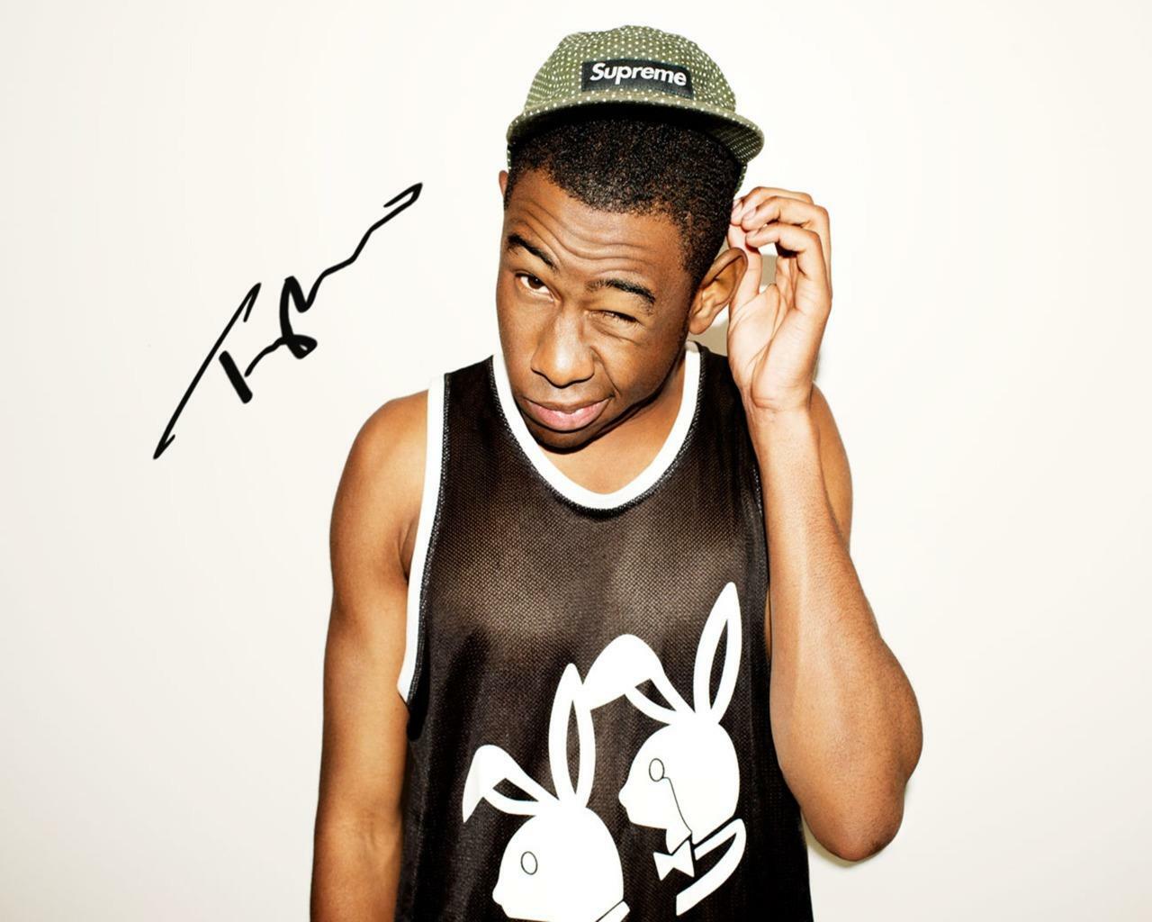 Tyler The Creator SIGNED AUTOGRAPHED 10" X 8" REPRODUCTION PHOTO PRINT ...