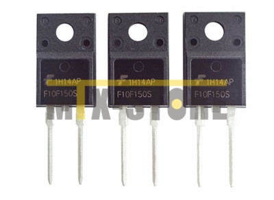 5PCS FFPF10F150STU DIODE DAMPER 1500V 10A TO-220F 10F150 FFPF10F150 ...