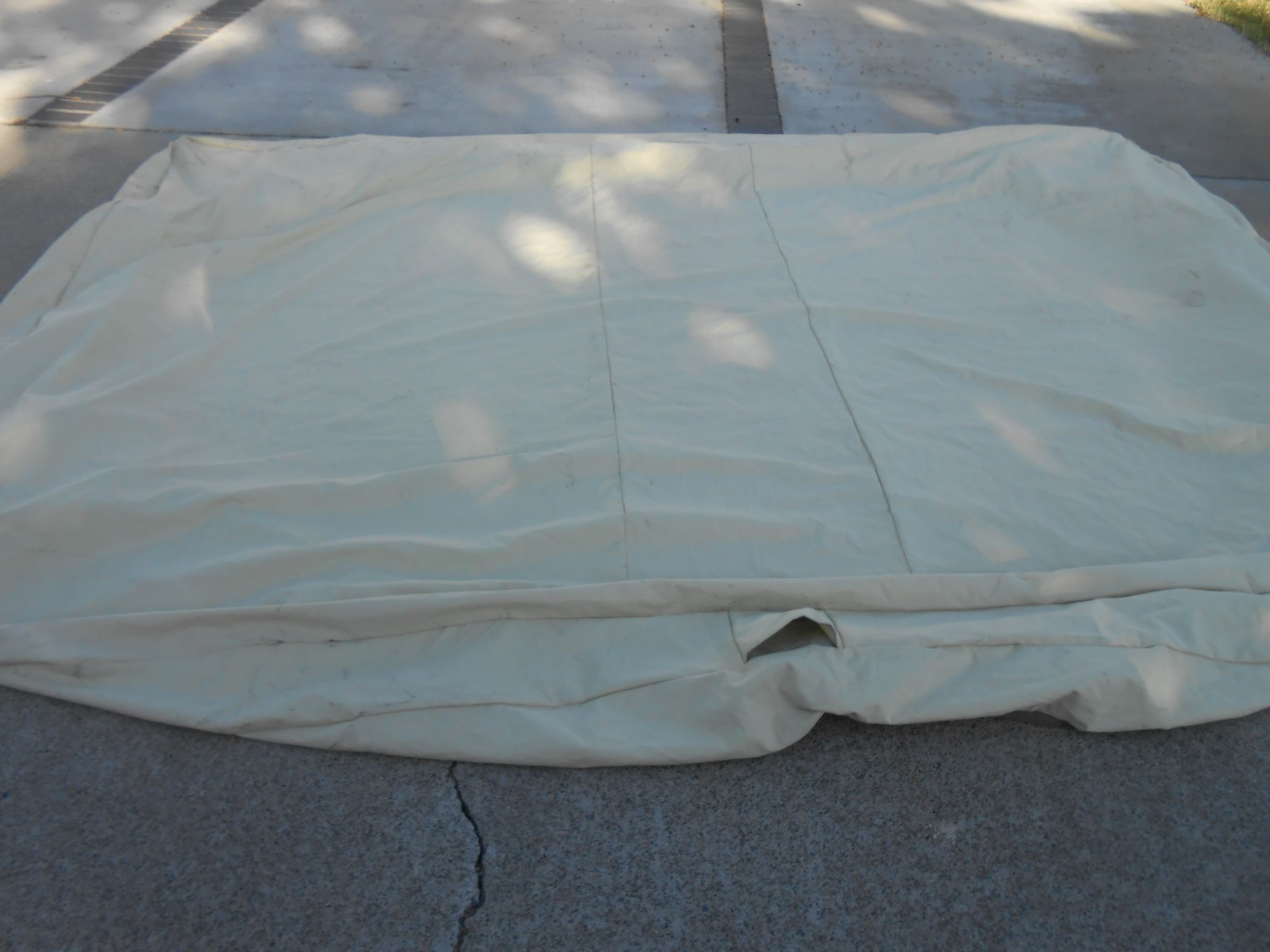 pop up travel trailer cover, polyester w-pvc backing 10'7" L x 7'3" W x ...