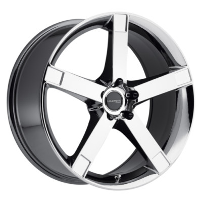 20" 20"x8.5" Liquid Metal Sabre Black Smoked PVD Chrome Wheel 2007 ...