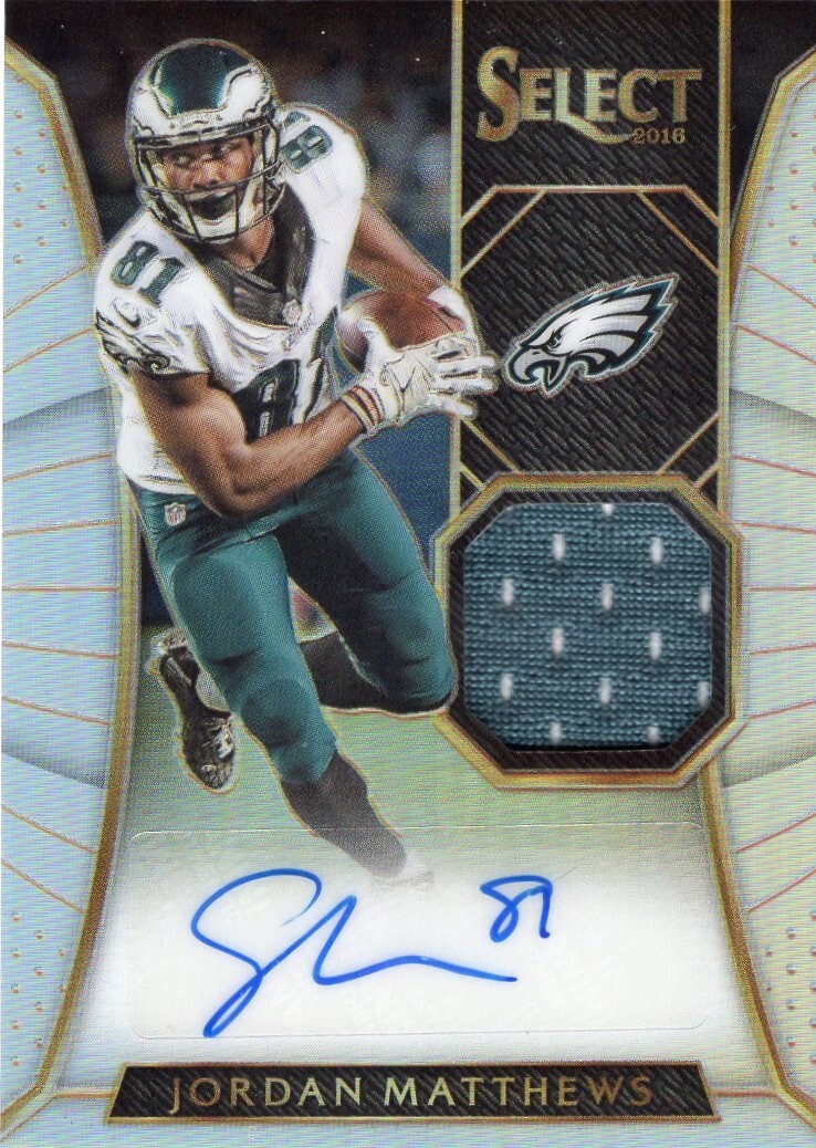 FB Jordan Matthews 2016 Select Autograph Materials Prizm 01/25 | eBay