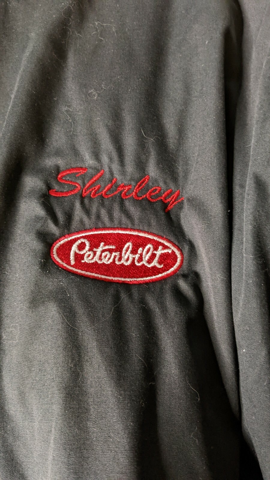 Vintage 90s Peterbilt Semi Truck Jacket Womens Medium… - Gem