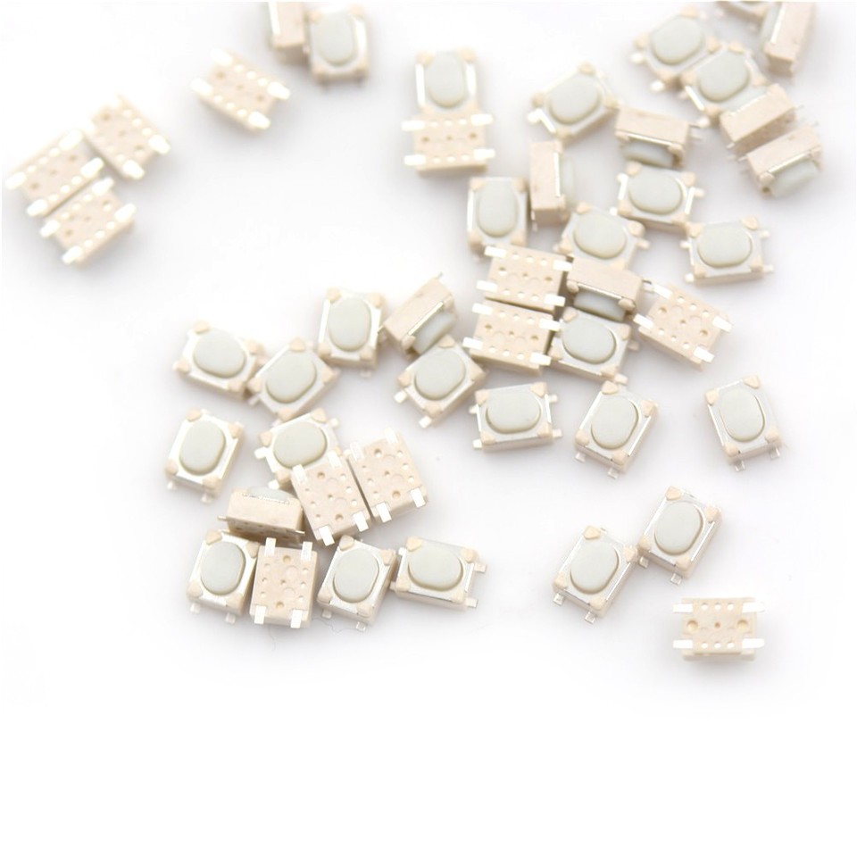 50pcs 3*4*2.5mm Tactile Push Button Switch Tact Switch Micro Switch 4 ...
