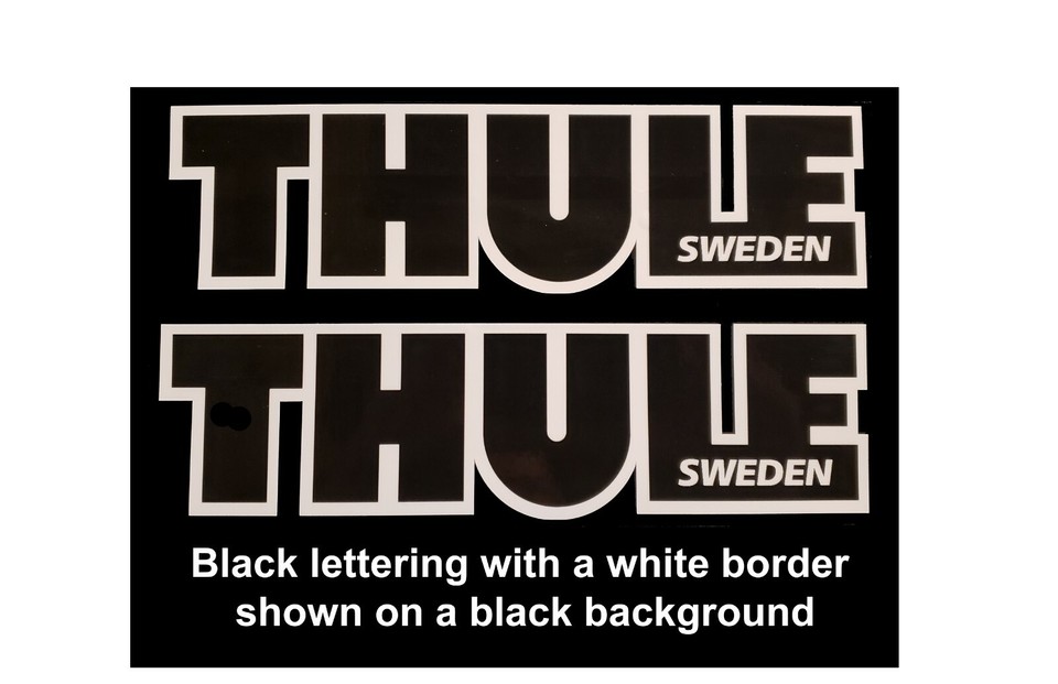 THULE 8" 11" and 4" Sticker pack for fairing windows Pick Color Or ...