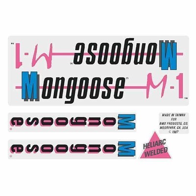 1987 Mongoose - M1 decal set | eBay
