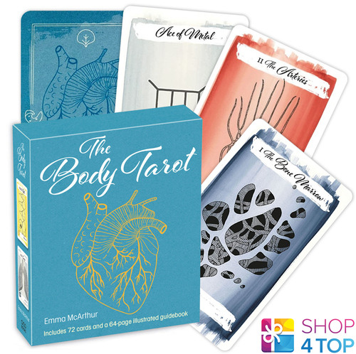 THE BODY TAROT CARDS & FULL GUIDEBOOK CICO BOOKS BY EMMA MCARTHUR ...