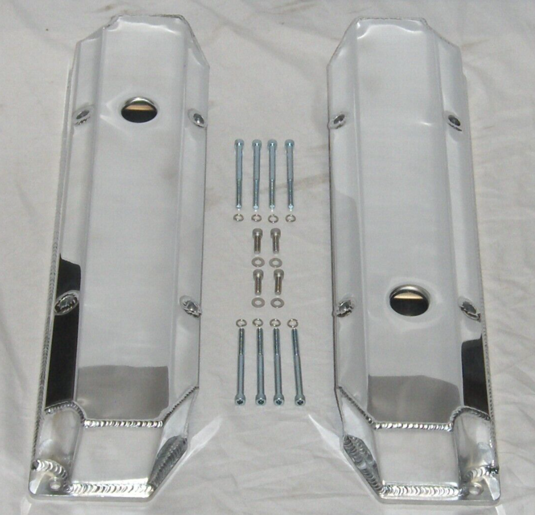 Polished Fabricated Aluminum Valve Covers for Big Block Mopar 383 400 ...