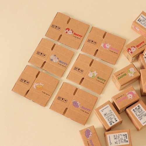 5Pcs 1:12 Carton Express Box Mini Doll House Decor Dollhouse Decoration ...