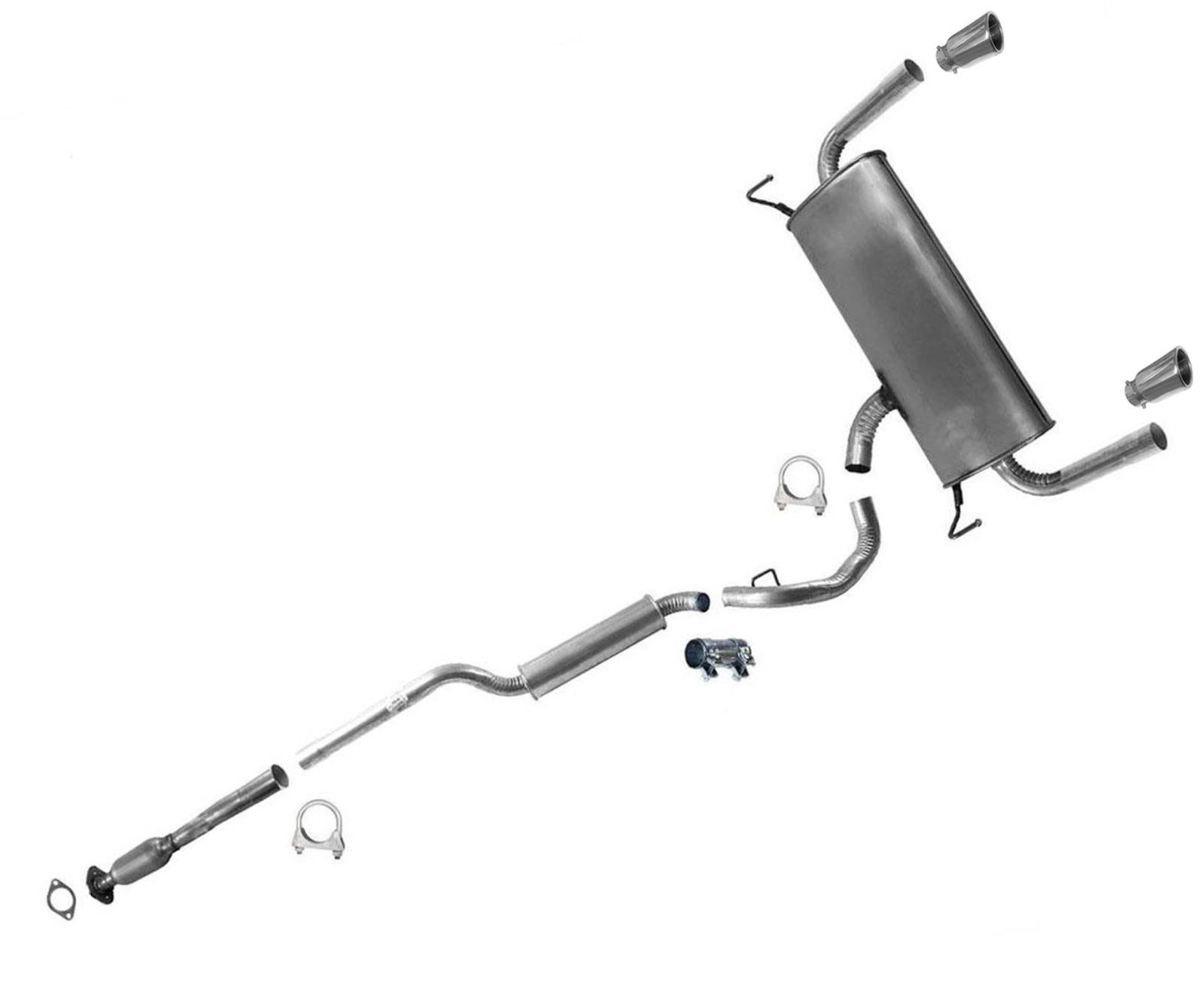 Exhaust Resonator Pipes Muffler for Ford Escape 2.0L 2.5L 2013 2014 ...