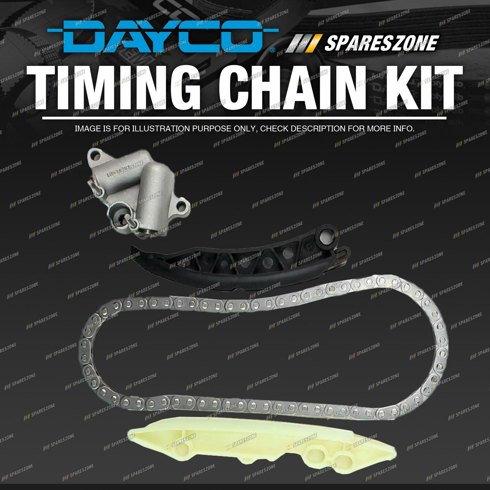 Dayco Upper Timing Chain Kit for Land Rover Freelander TD4 2.0L 11/2000 ...