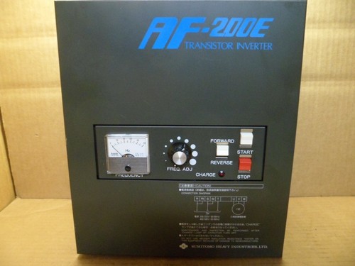 SUMITOMO AF-200E TRANSISTOR INVERTER 0.75 kW. 4.5A 200-220V 50/60 Hz ...