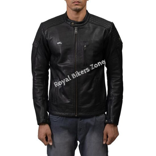 ROYAL ENFIELD "SPIRIT LEATHER JACKET BROWN & BLACK All Season" | eBay