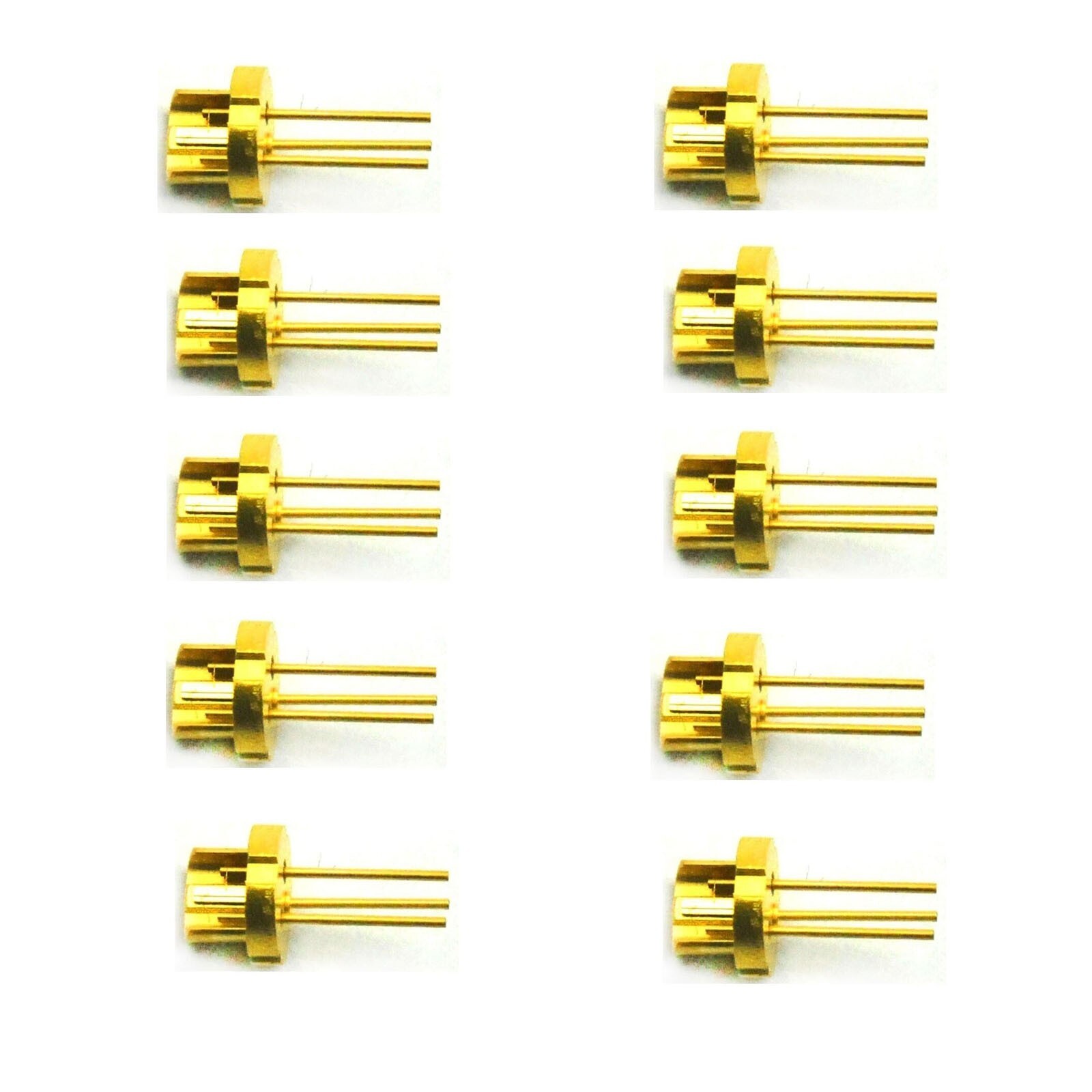 10pcs 650nm Red 350mW-500mW-550mW 5.6mm Laser Diode LPC836 Original ...
