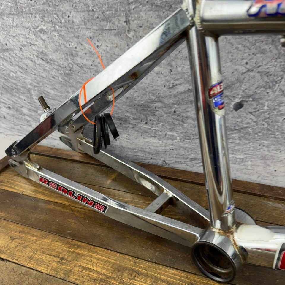 Redline RL440 Squareback BMX Frame RL 440 Square Back 20 in CRMO Old ...