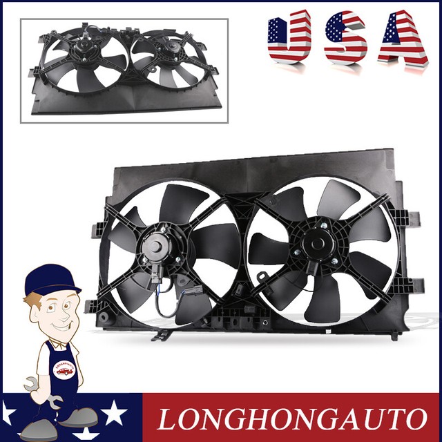 Radiator Condenser Cooling Fan ASSY For Mitsubishi Lancer 08-16 2.0L 09 ...