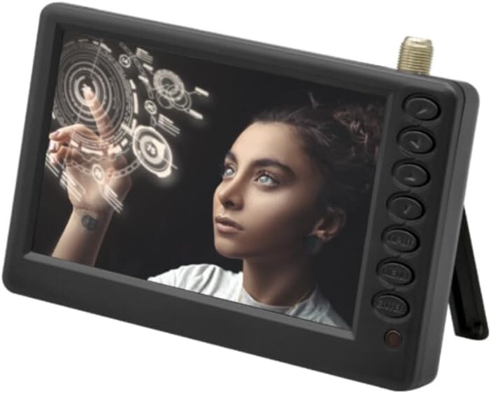 5 Inch Portable TV, Mini TV for Car, Pocket Battery Operated TV with ...