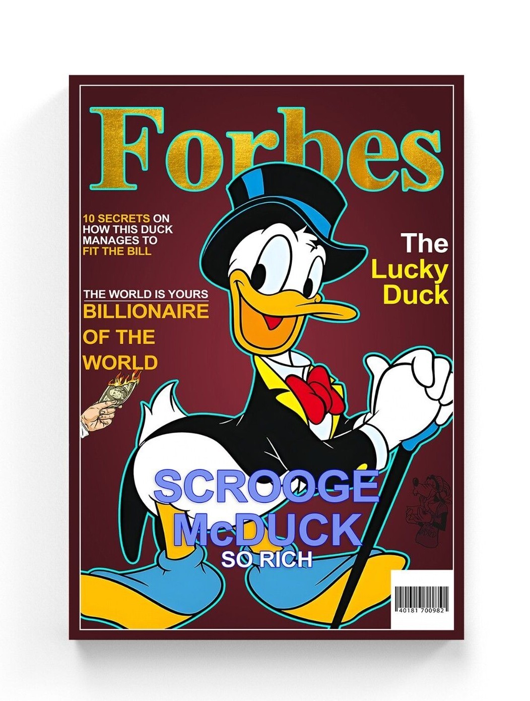 Leinwand Bild Donald Forbes Graffiti Farbig Dekoration Wandbild Pop Art ...