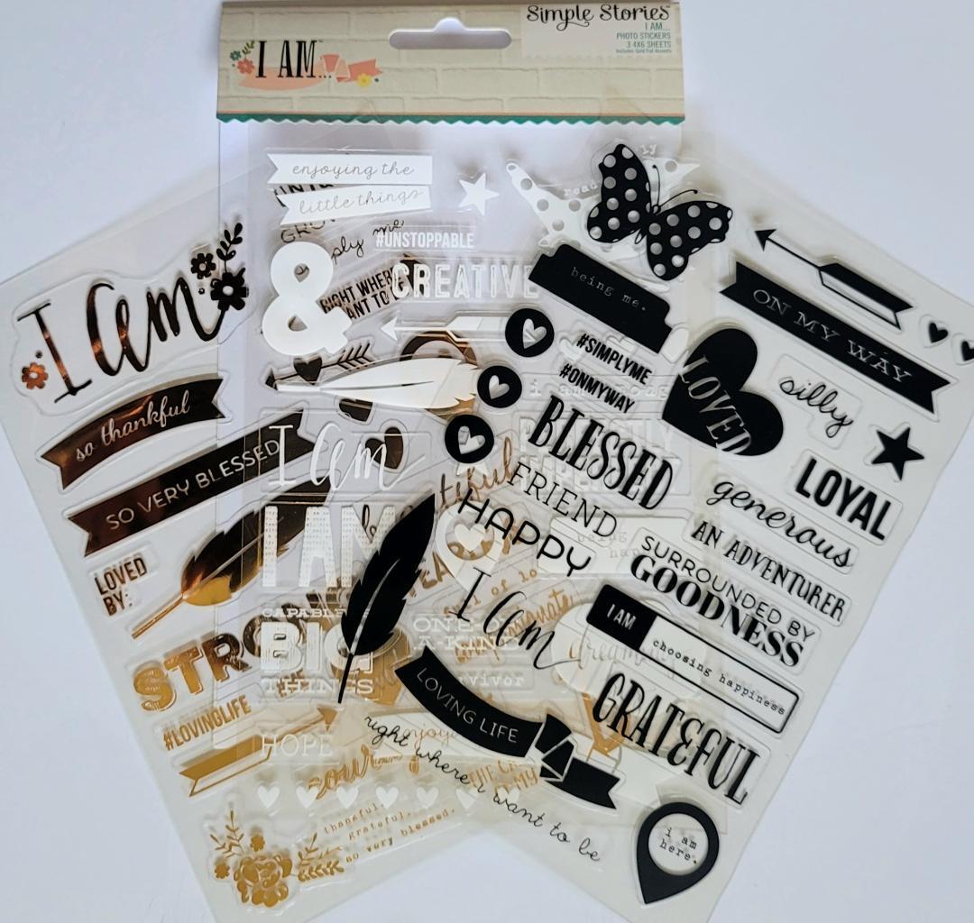 Simple Stories (I AM) Paper & Embellishment Set B - Save 60% | eBay
