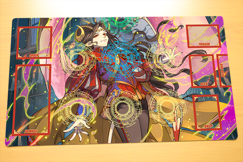 No.3907 Cardfight Vanguard TCG Custom Playmat Sorcery Monarch Vassago ...
