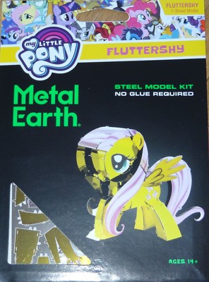 Fluttershy My Little Pony Metal Earth 3D Laser Cut Metal Model MMS332 ...
