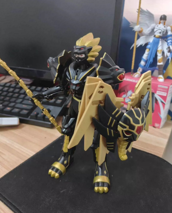 DG mazing Digimon Louwemon Kaiser Leomon Resin Figure Model Collection ...