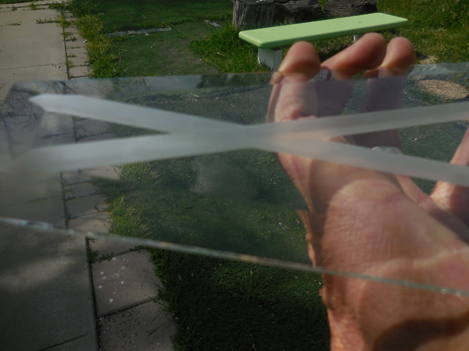 Thick Rectangular Slab Stained Glass Beveled and Grooved for Crafting ...