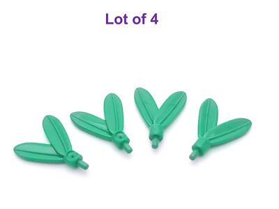 Lego Mini Figure Plume Feathers with Small Pin Green Lot of 4 | eBay