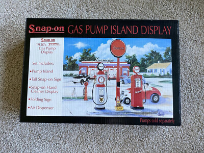 NIB SNAP-ON GAS PUMP ISLAND DISPLAY 1930'S TOKHEIM GAS PUMP DISPLAY | eBay