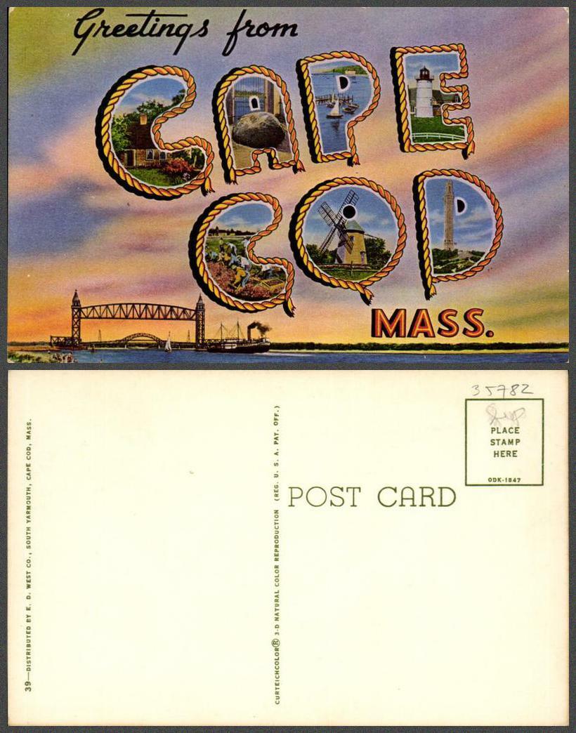 Cape Cod Vintage Post Cards