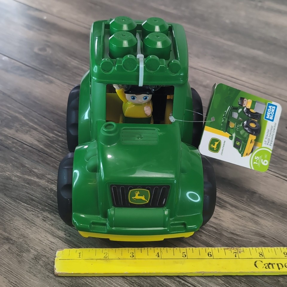 Mega Bloks John Deere Lil' Tractor Tractor 1-5 year olds 6 Piece Set ...