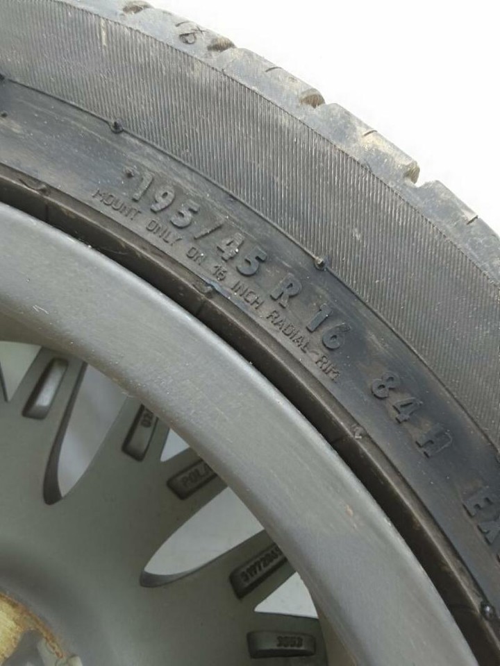 51972865 16 wheel 1651896 for FIAT 500 (150) BERLINA (2007- ) 1.3 75CV ...