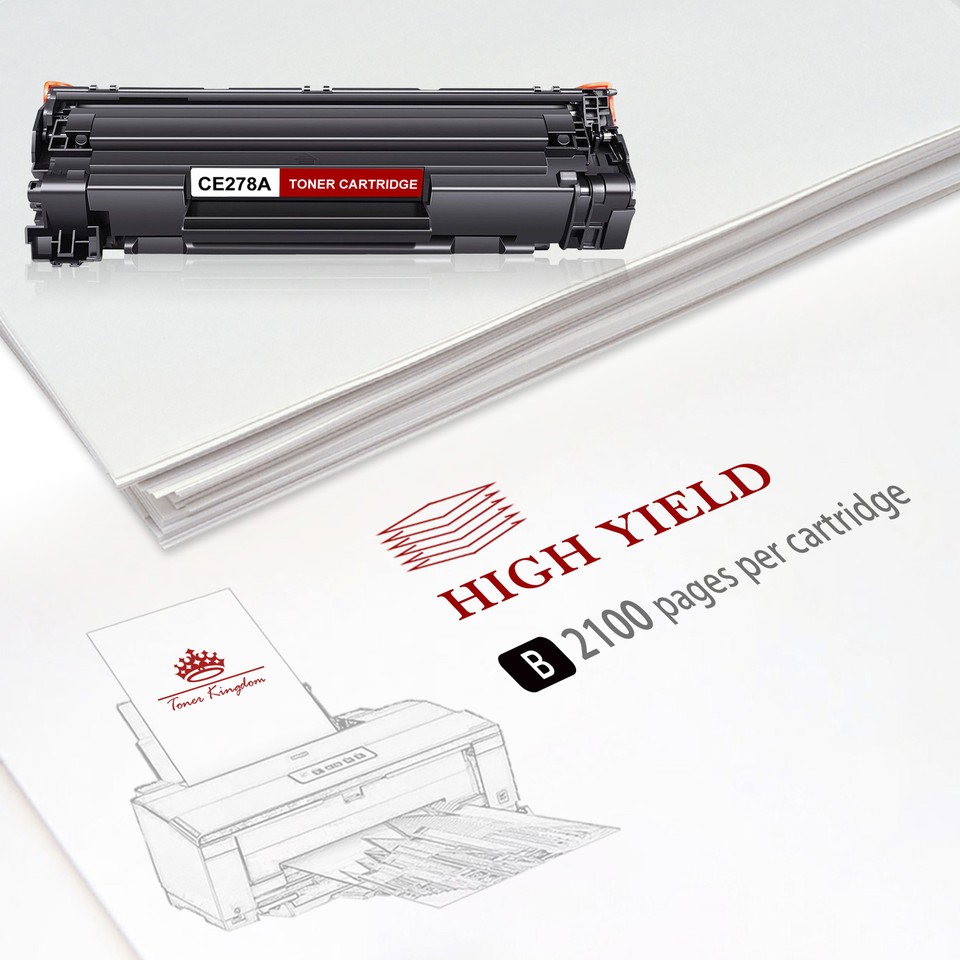 CE278A Toner For HP 78A Black LaserJet Pro P1606dn M1536 M1536dnf P1560 ...