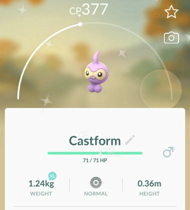 Shiny Castform Forms