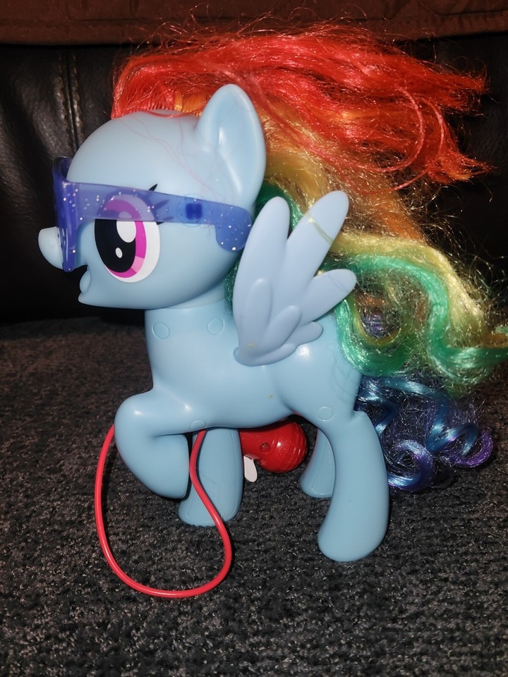 My Little Pony Singing Rainbow Dash Karaoke Mic Microphone Figure Toy ...