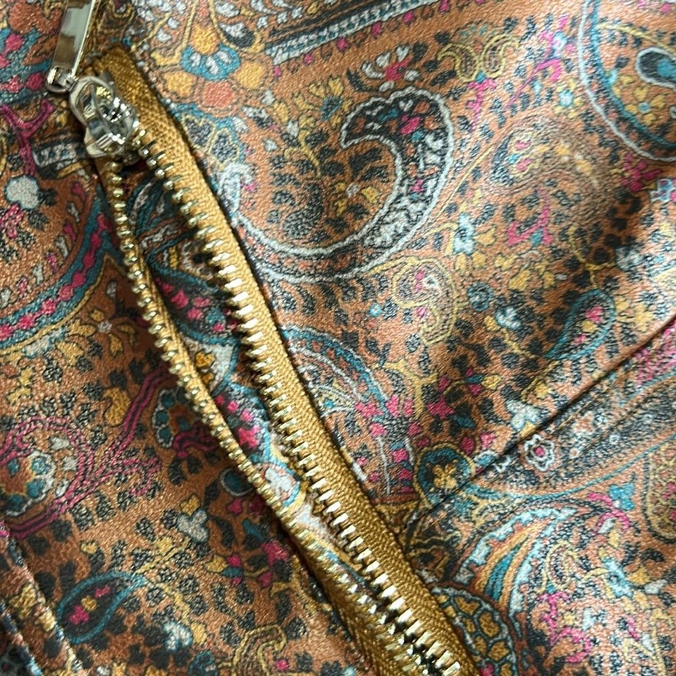 INSIGHT New York Jacket Vegan Paisley Boho Artsy Earthy Designer ...