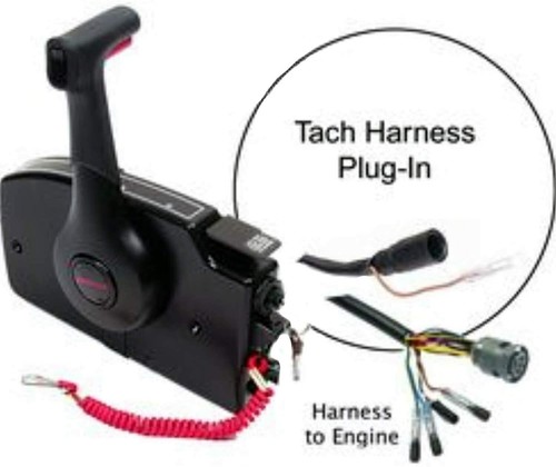 Genuine Mercury Mariner Side Mount Control Box Remote 9.9HP 15HP 20HP ...