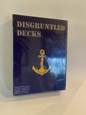 Disgruntled Decks Card Game Military For Veterans Sealed Navy Edition ...