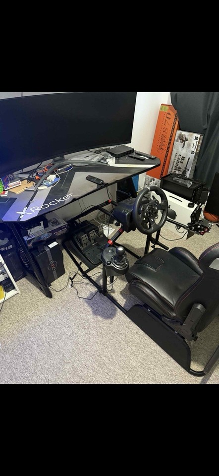 Full Racing Simulator Set-Up and Monitor | eBay UK