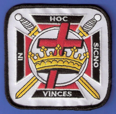 BRAND NEW MASONIC IN HOC SIGNO VINCES MASON BIKER IRON ON PATCH | eBay