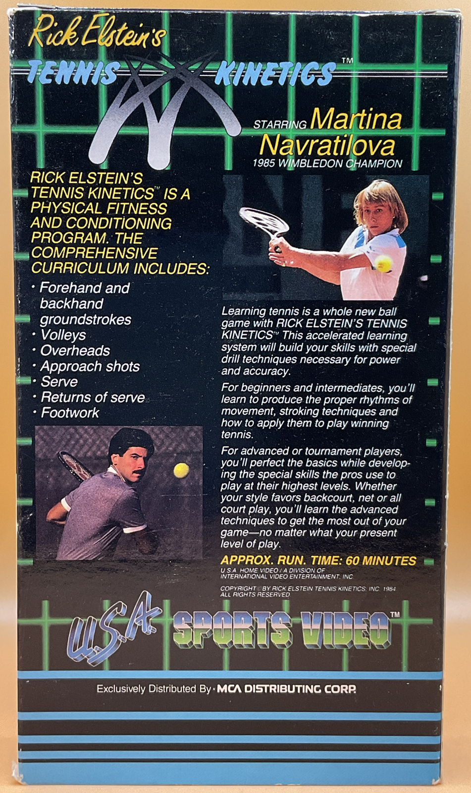 Rick Elstein's Tennis Kinetics VHS 1980s **Buy 2 Get 1 Free ...