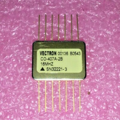 CO-407A-2B-16.000MHZ, VECTRON, Hybrid TTL Clock Oscillators Low Profile ...
