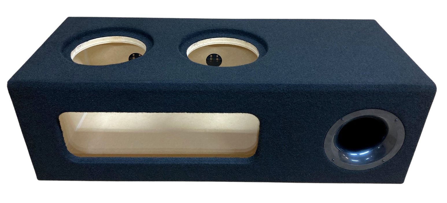 Custom Ported Sub Box Enclosure for 2 8" Massive Audio HIPPO 84 Subs ...