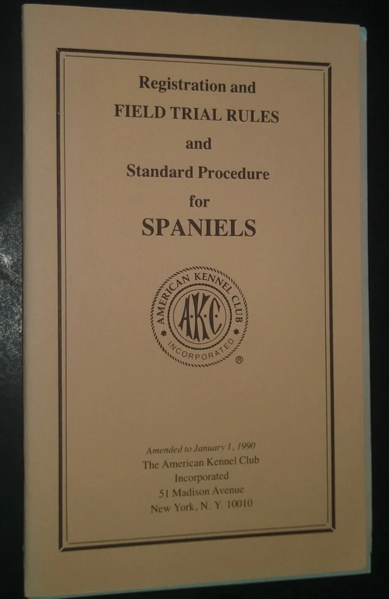 Akc Registration Rules