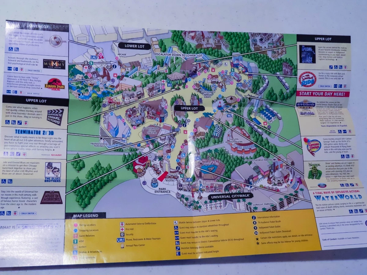 Universal Studios Map